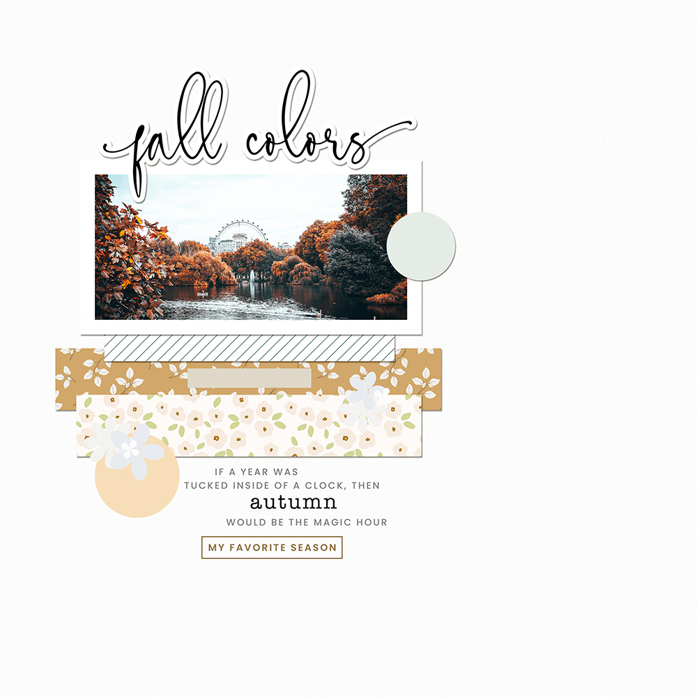 TUTORIAL: AUTUMN LAYOUT - Mediterranka Design