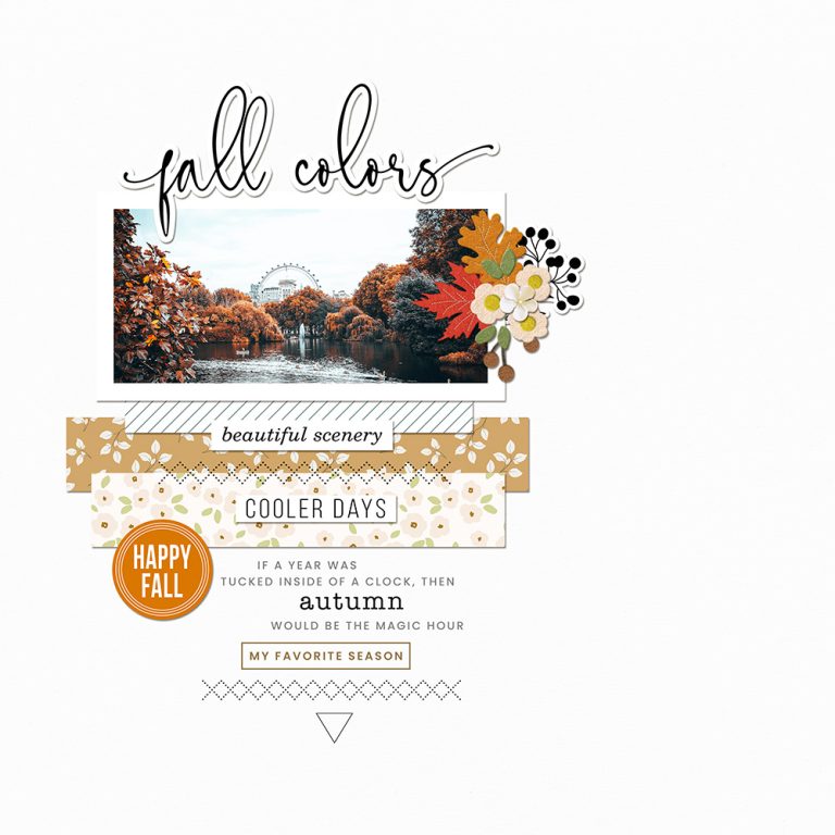 TUTORIAL: AUTUMN LAYOUT - Mediterranka Design